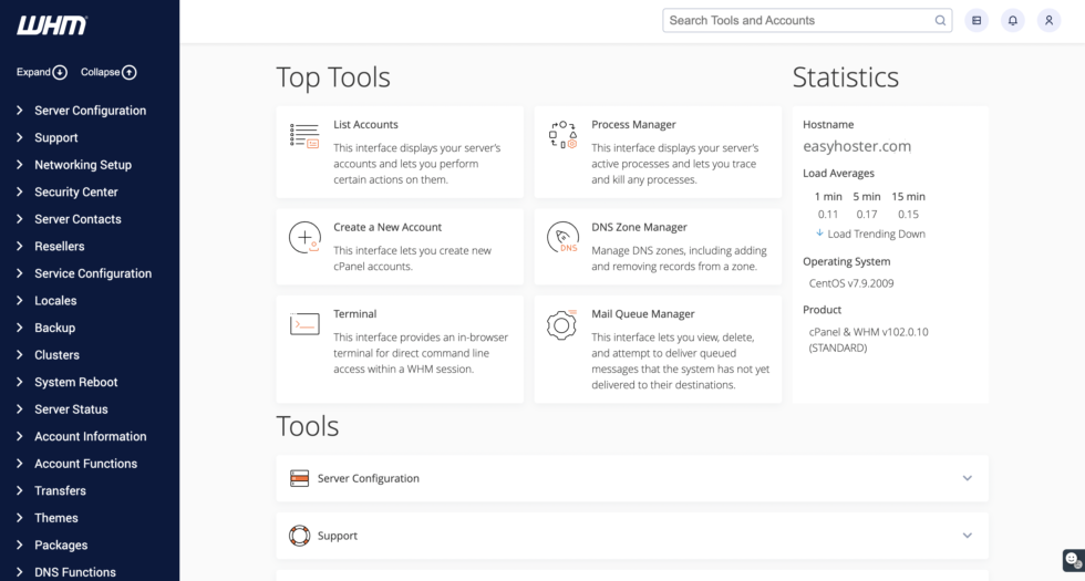 L'interface cPanel disparaît en faveur de Jupiter